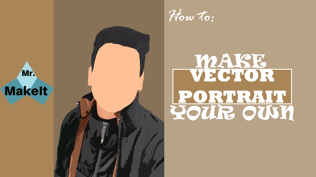 How to: Make your own Vector Portrait! - YouTube