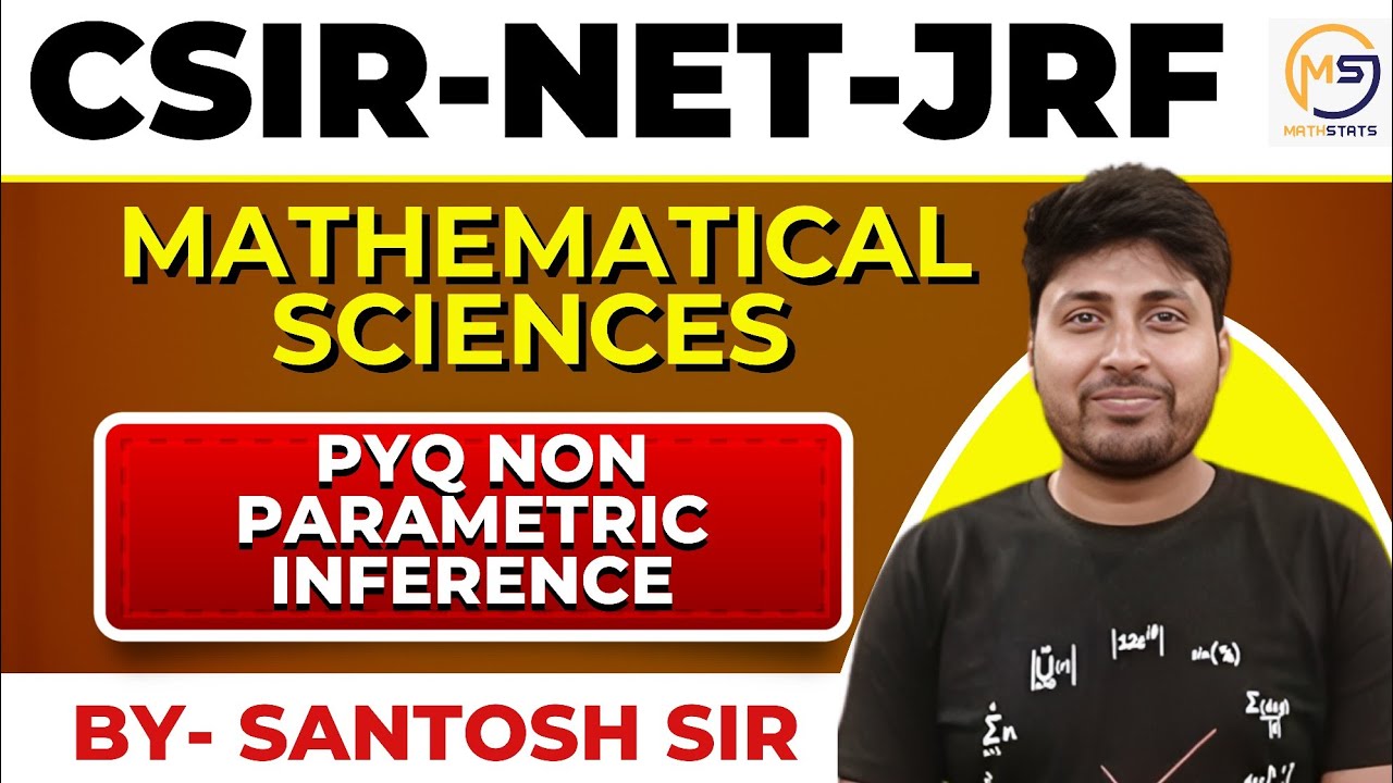 L3 Csir Net Jrf Mathematical Sciences Pyq Non Parametric Inference Santosh Sir Iitb
