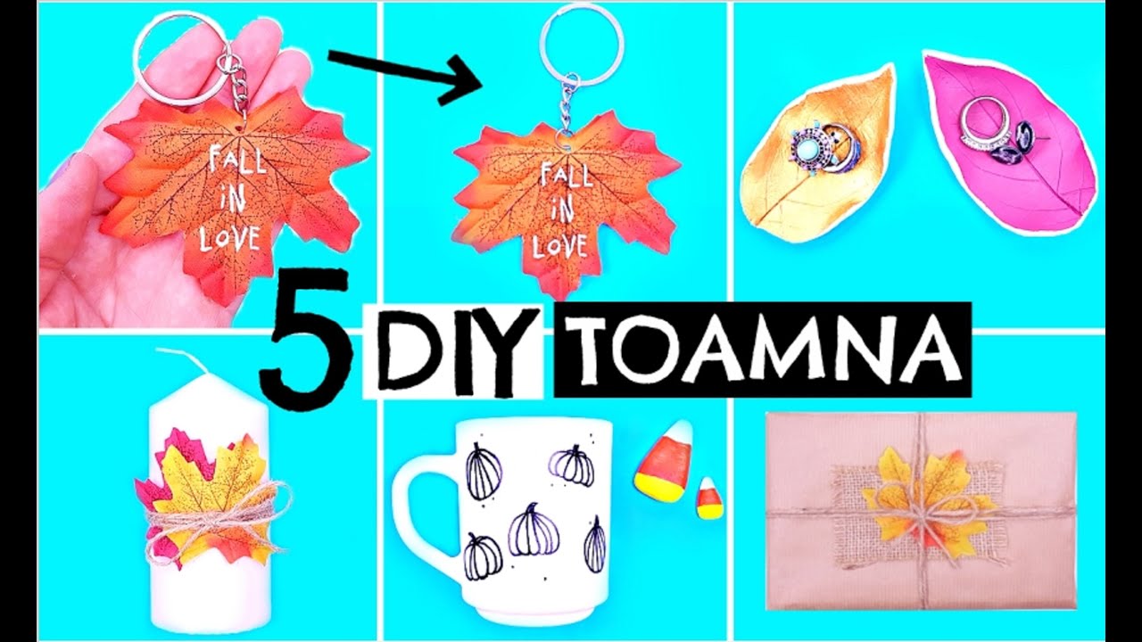 DIY DECORATIUNI DE TOAMNA - Idei Creative si Simple - YouTube