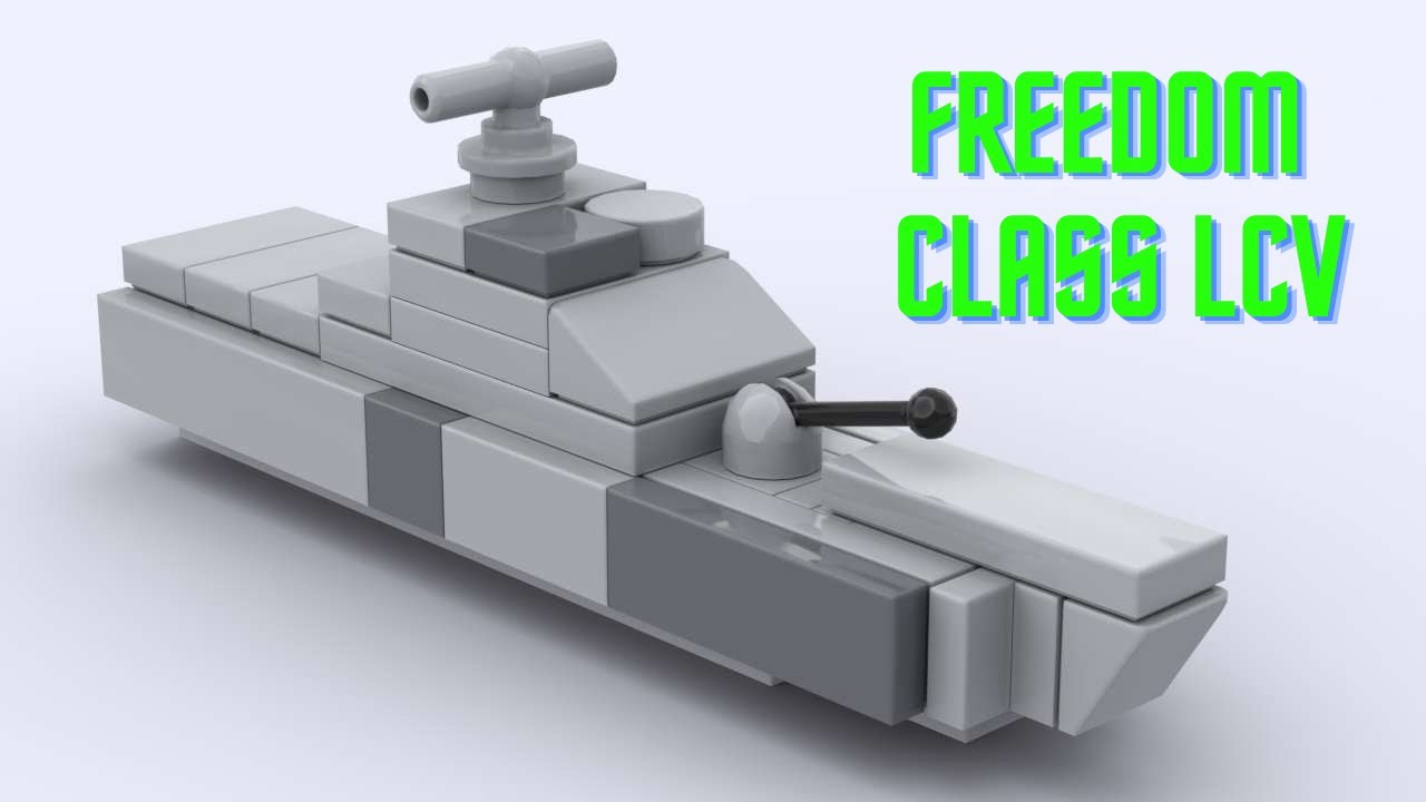 How to make Micro Freedom Class LCV out of LEGO | LEGOsaur - YouTube