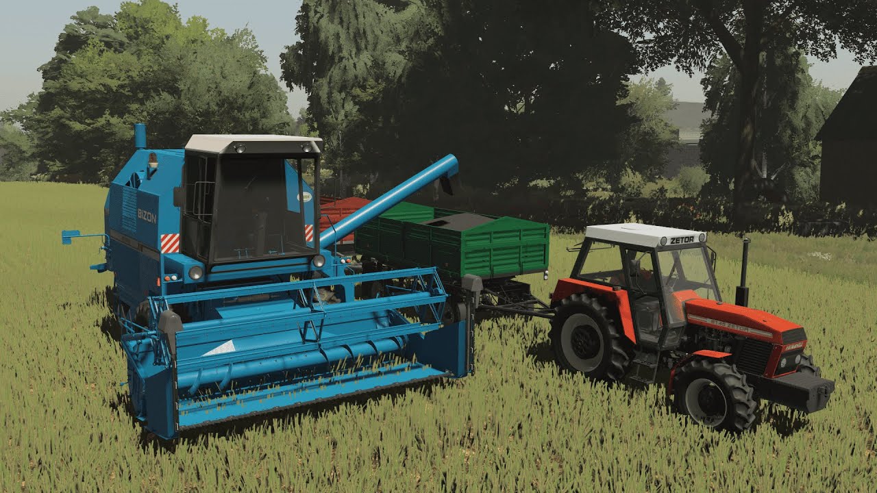 😎Żniwa Rzepaczane 2024⭐️🚜Bizon Rekord🚜w akcji !🎬 [⏱Timelapse⏱] 🇵🇱Polska ...