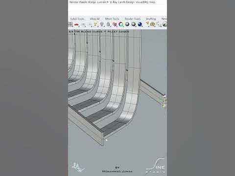Rhino - EX 78 - Blend curve + Fillet edges - YouTube