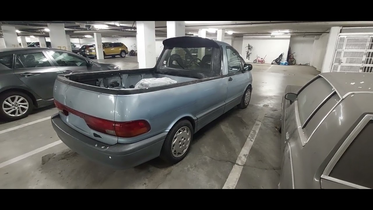 Toyota Mini Van to Drift Truck Conversion RWD - YouTube