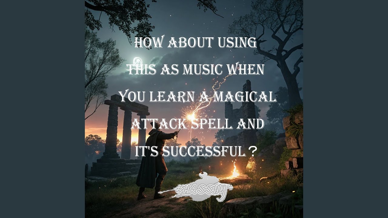 How about using this as music when you learn a magical attack spell and ...