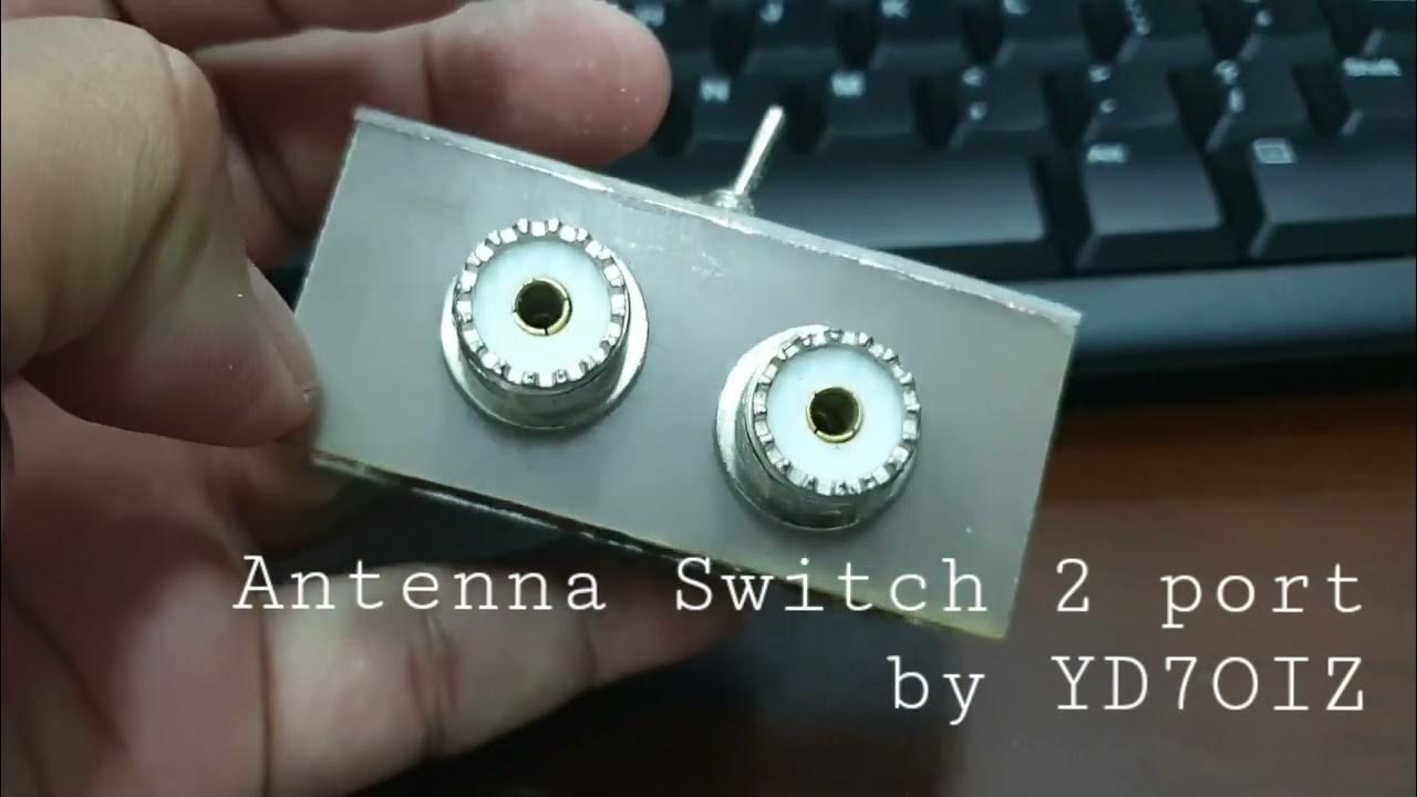 DIY Antenna Switch 2 Port VHF/UHF - YouTube