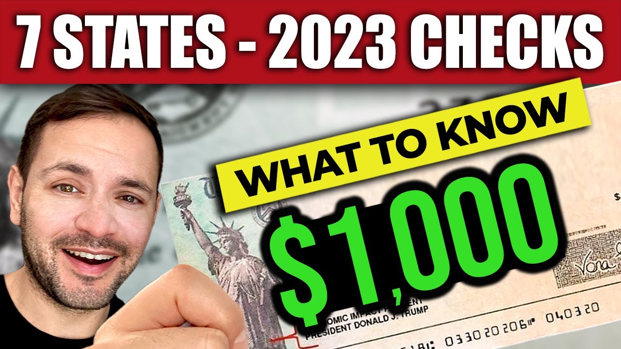 More Stimulus Checks in 2023 in 7 States: WHAT TO KNOW - YouTube