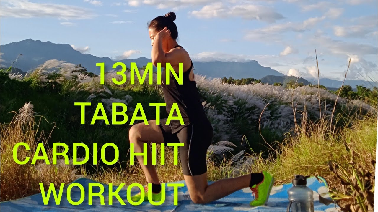 13MIN TABATA CARDIO HIIT HOME WORKOUT🏋🚴💪 - YouTube