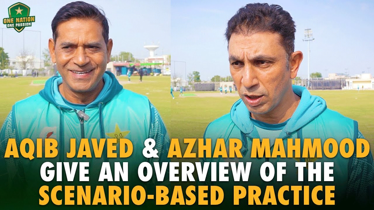 Pakistan's preps begin | Aqib Javed & Azhar Mahmood give an overview of ...