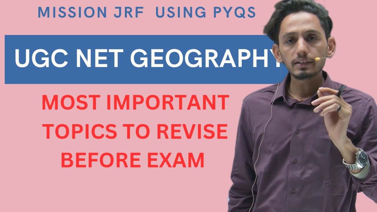 ugc net geography most important topics || ugc net geography 2024 ...