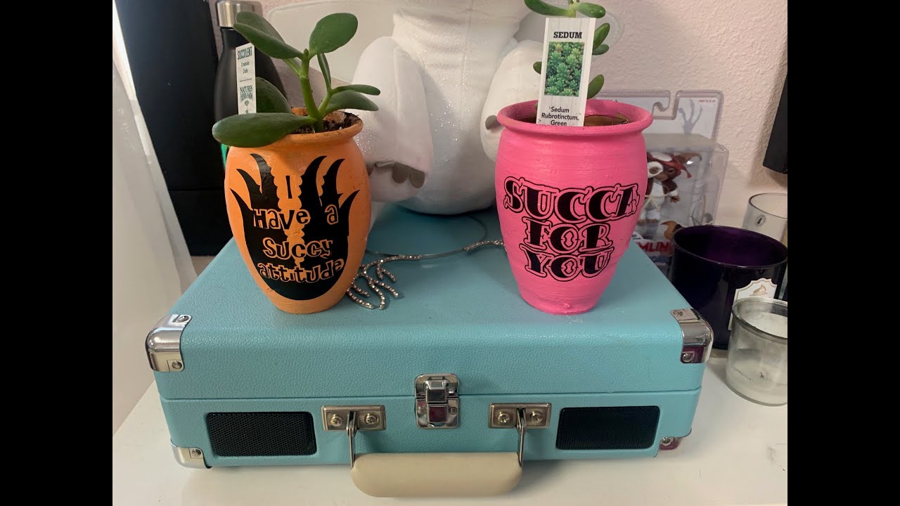 How To Make Custom Planter Pots for your Plants - YouTube