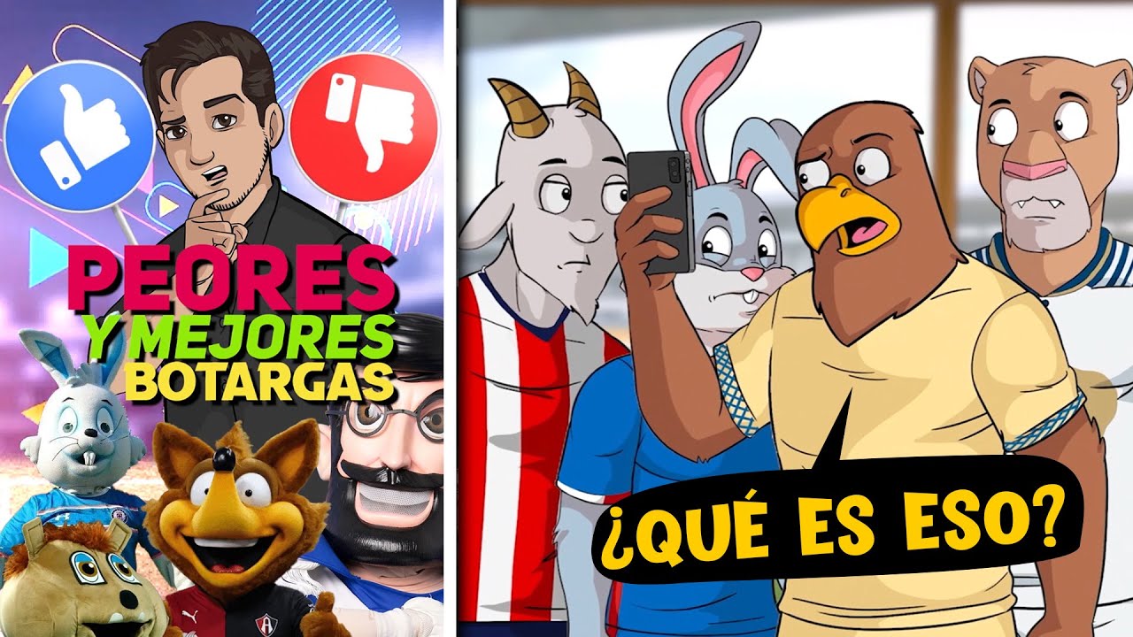 Estas son las 18 botargas de la Liga MX de la peor a la mejor - YouTube