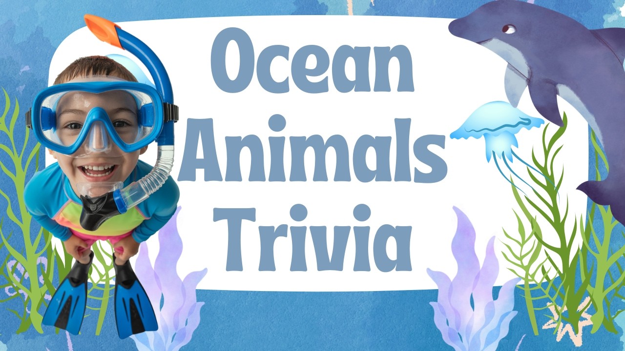 Sea Creatures Quiz for Kids | Ocean Animals Trivia Challenge - YouTube