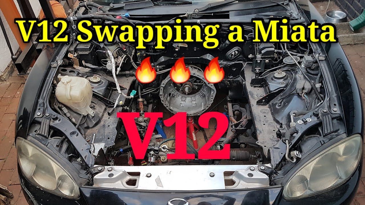 V12 Swapping a Miata - YouTube