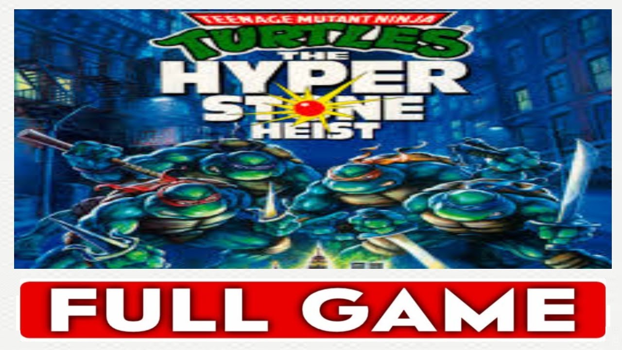 TMNT The Hyperstone Heist-Full Game ( Sega Genesis/PS4 Gameplay ) ( No ...