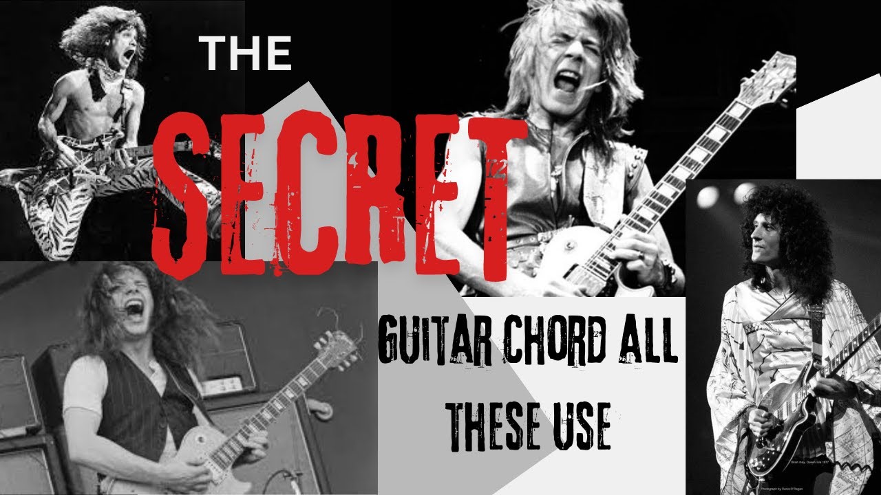 The Secret Guitar Chord of Van Halen, Brian May, Randy Rhoads and Paul ...