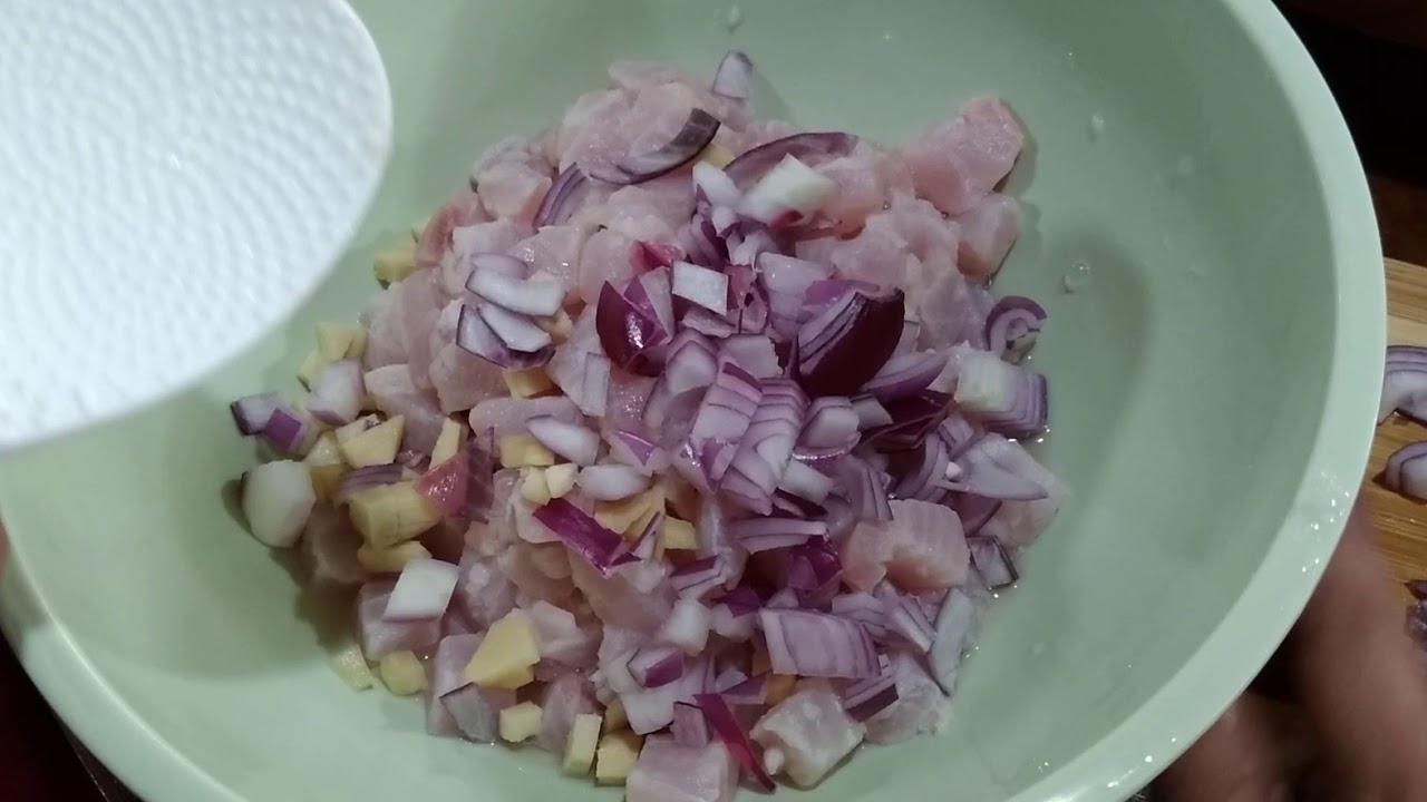 COOKING RAW BLUE MARLIN FISH - YouTube