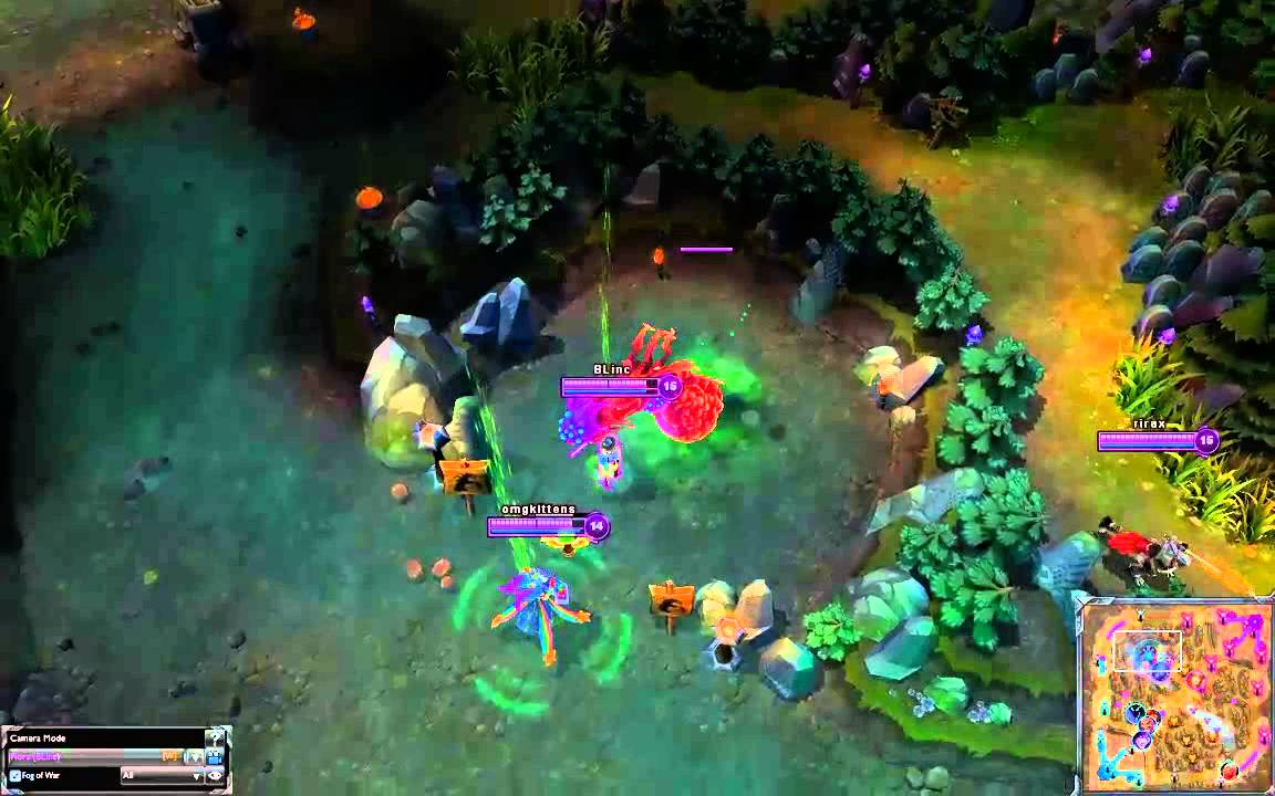 League of Legend: Baron pit fight - YouTube
