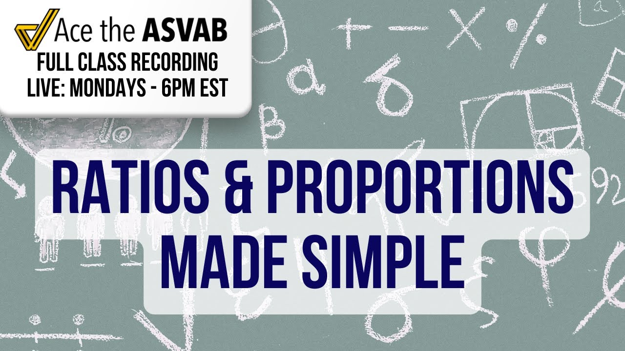 ASVAB Arithmetic Reasoning: Master Ratios & Proportions | Key Practice ...