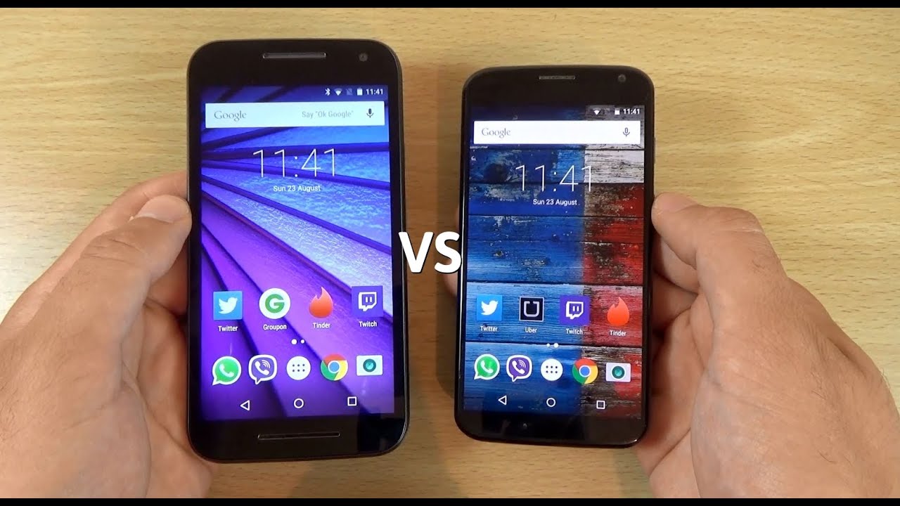 Moto G 3rd Gen VS Moto X 2013 - Which is Fastest? - YouTube