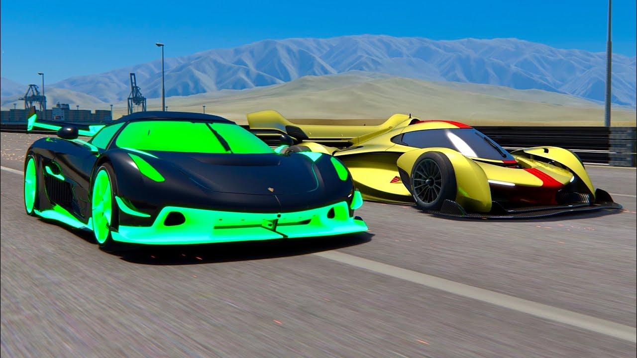 McLaren Solus GTR vs Koenigsegg Jesko Alien Engine at Special Stage Route X - YouTube