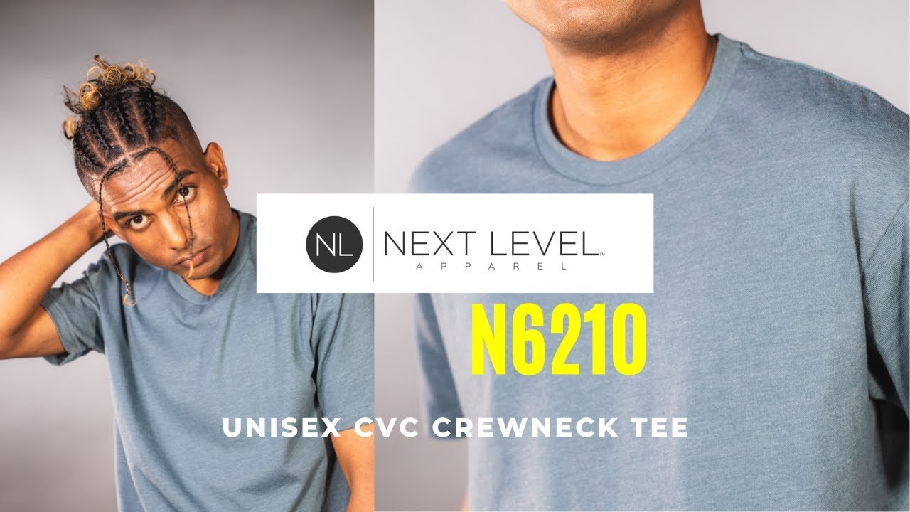 Next Level N6210 Unisex CVC Crewneck Tee - YouTube
