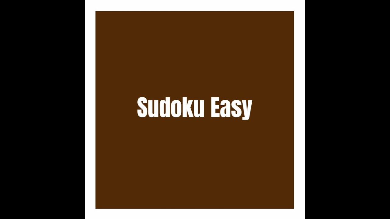 Sudoku Easy Part 10- How to play sudoku? Daily dose ! - YouTube