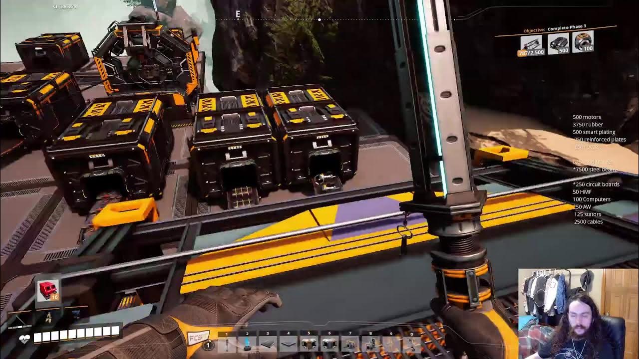 Satisfactory Live: Heavy Modular Frames - YouTube