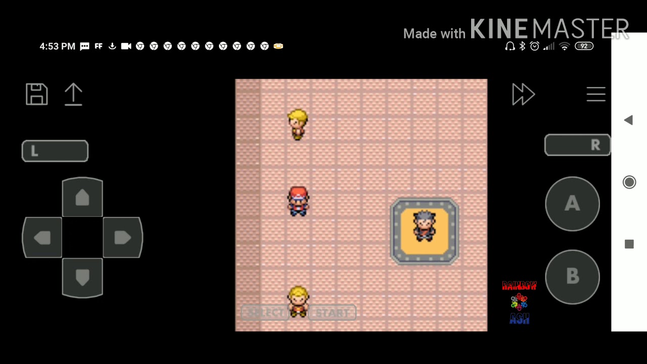 Pokemon fire red episode-12 fuchsia city gym - YouTube