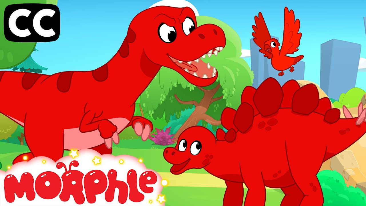 The Dinosaur Park | Mila & Morphle Literacy | Cartoons with Subtitles ...