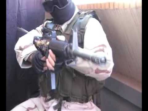 M4A1 Carbine cap firing model gun - YouTube