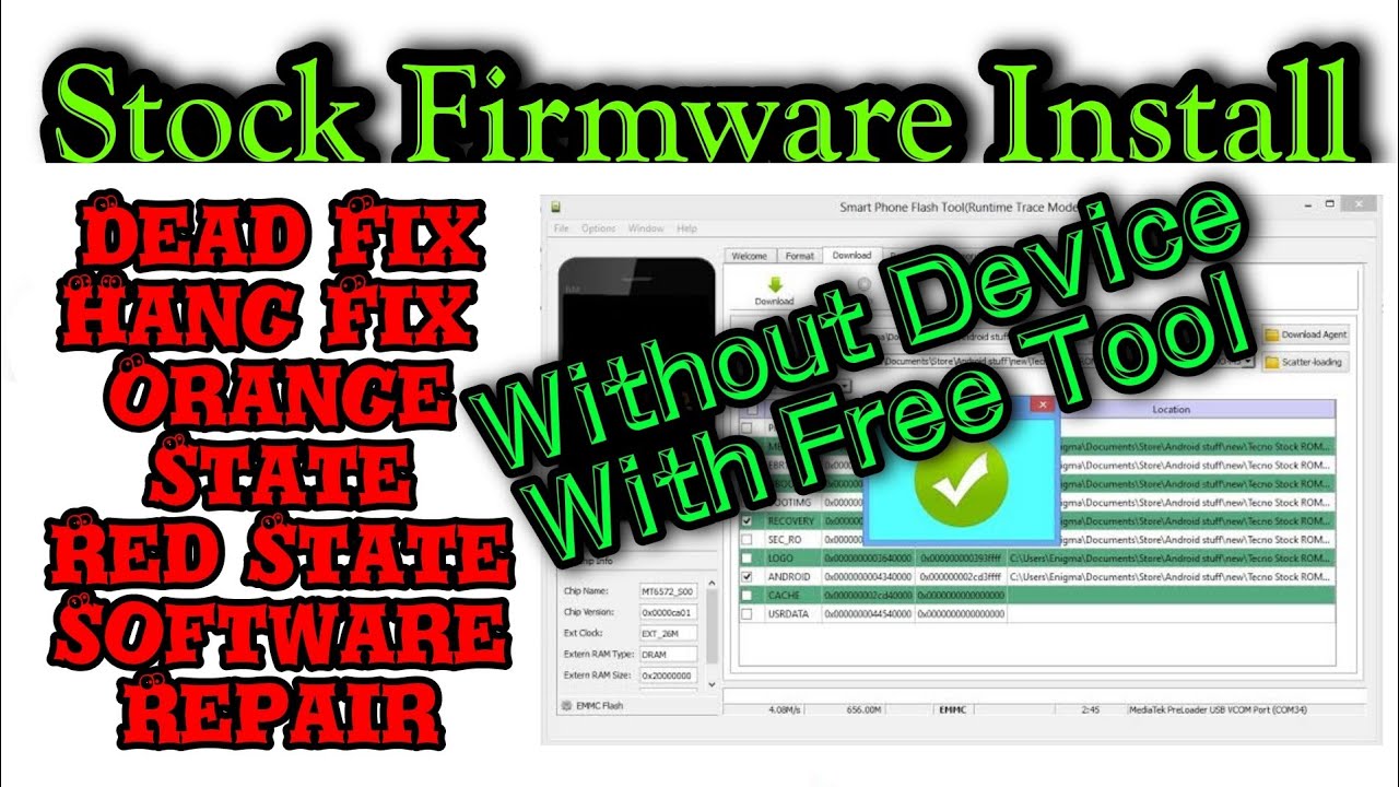 How To Full Flash Vivo Y93 PD1818CF Dead Boot Repair Hang on Logo Fix ...