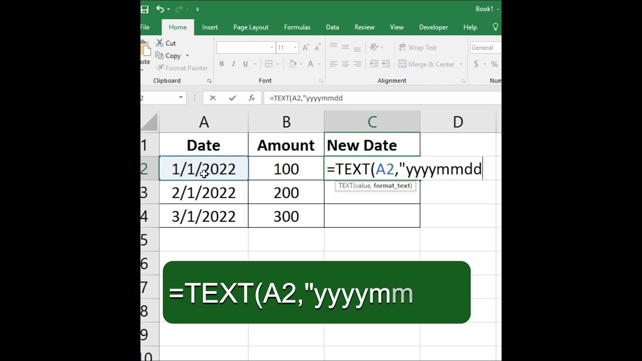 How To Convert A Date Column To Text Using The TEXT Function In Excel How To Convert A Date Column To Text Using The TEXT Function In Excel