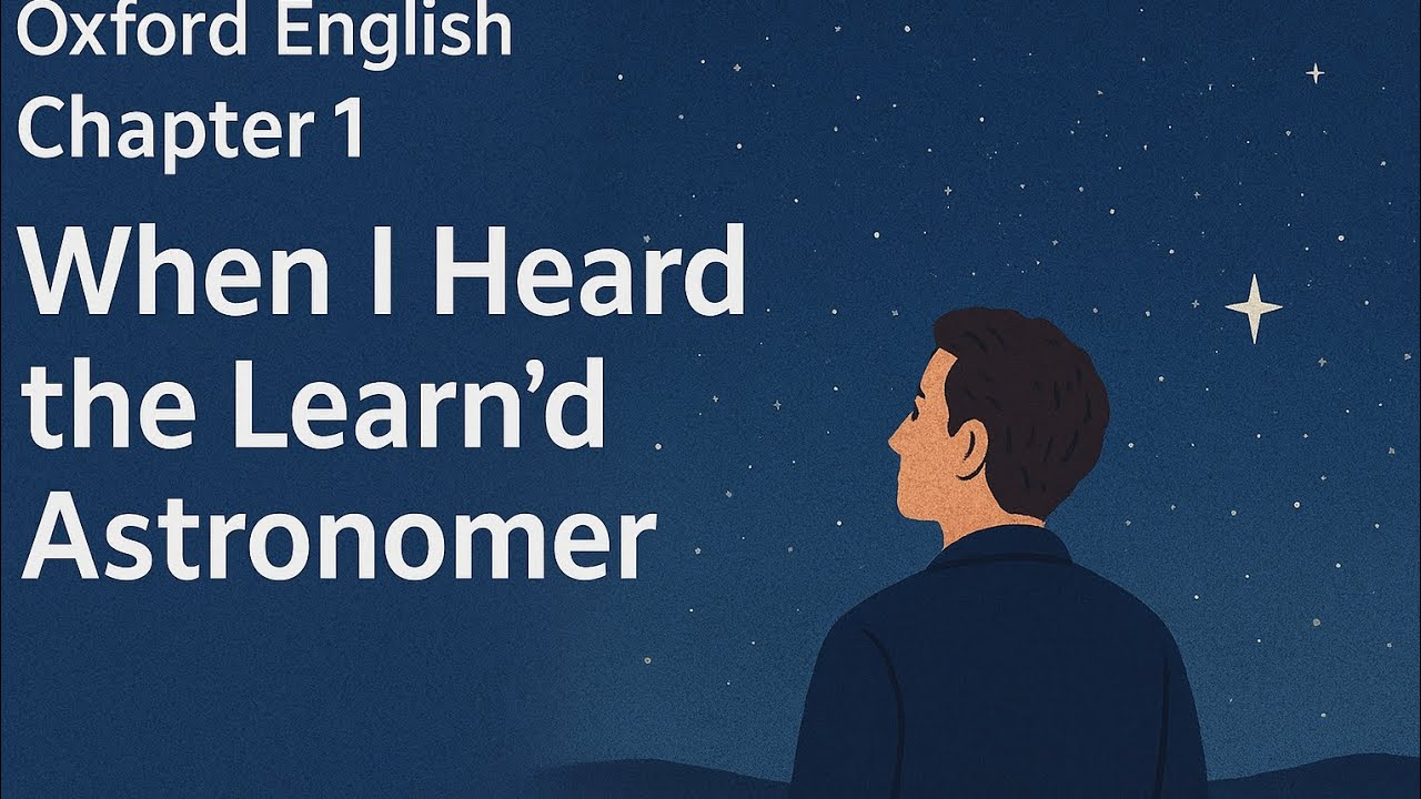 Oxford English book grade 8 Chapter 1 when i heard the learned ...