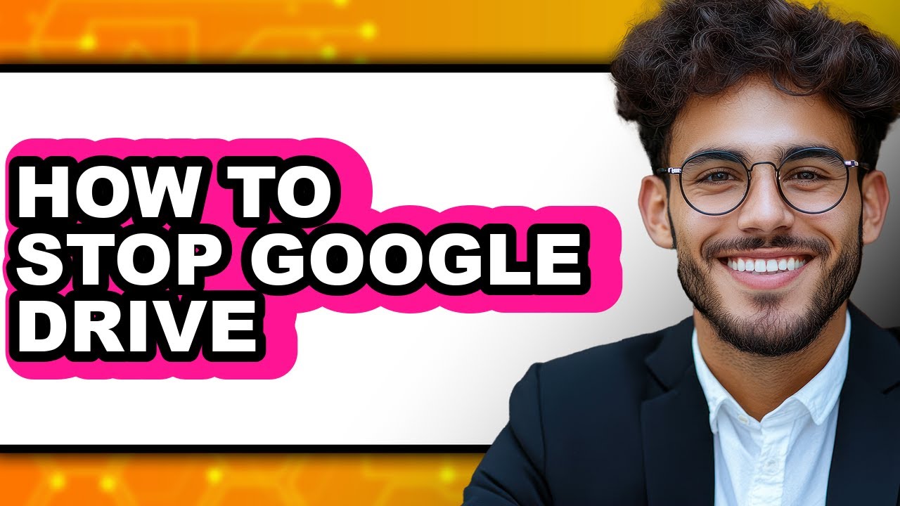 How to Stop Google Drive (only Way) - YouTube