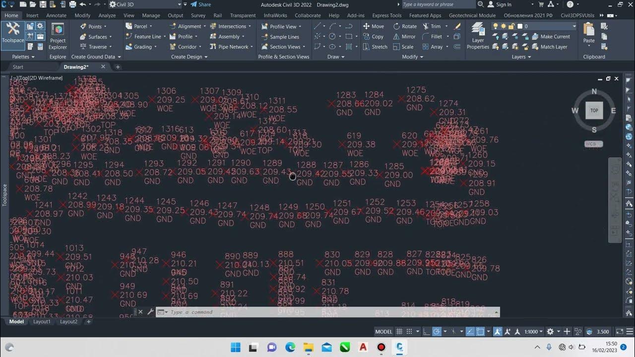 TUTORIAL AUTOCAD CIVIL 3D | IMPORT POINT SURVEY MENGGUNAKAN CIVIL 3D - YouTube