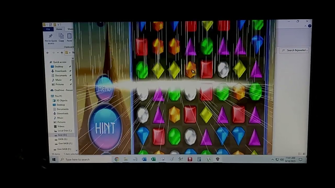 Bejeweled 2 Champions Gameplay Action Mode 613,800 Points - YouTube