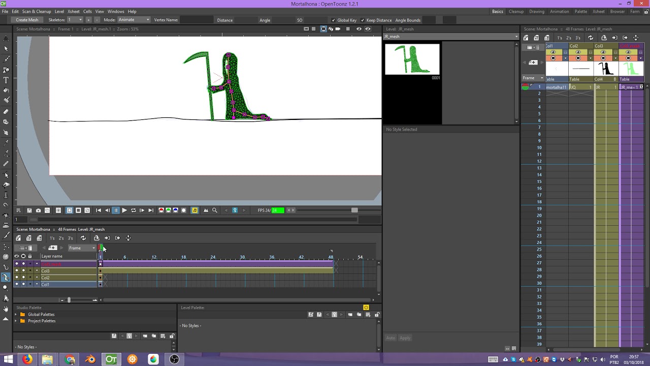 Rig OpenToonz Parte 03 - YouTube