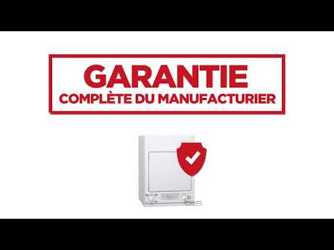 GE PCKS443EBWW Sécheuse - YouTube