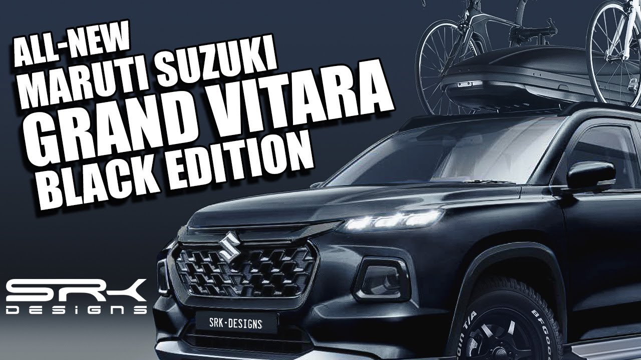 2022 Maruti Suzuki Grand Vitara Black Offroad Edition - Rendering | SRK ...