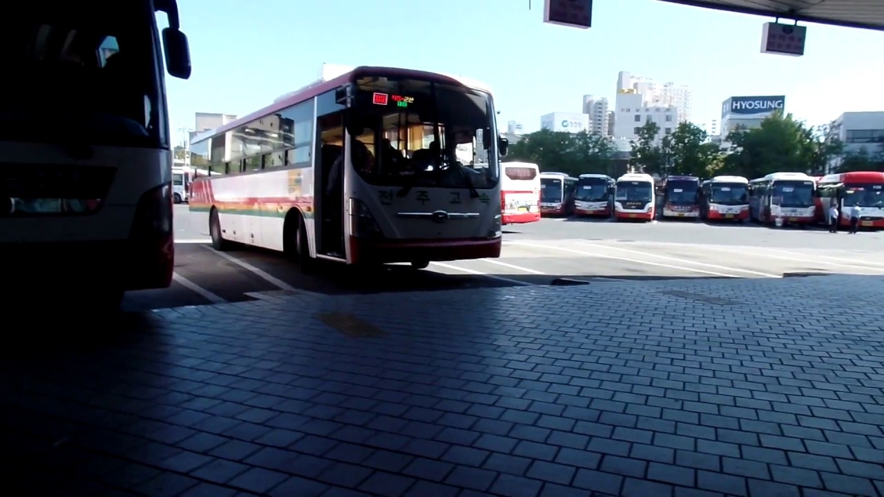 Jeonju Intercity Bus Terminal. 전주 시외버스터미널 .jeonju .全州汽车站 。KOREA - YouTube