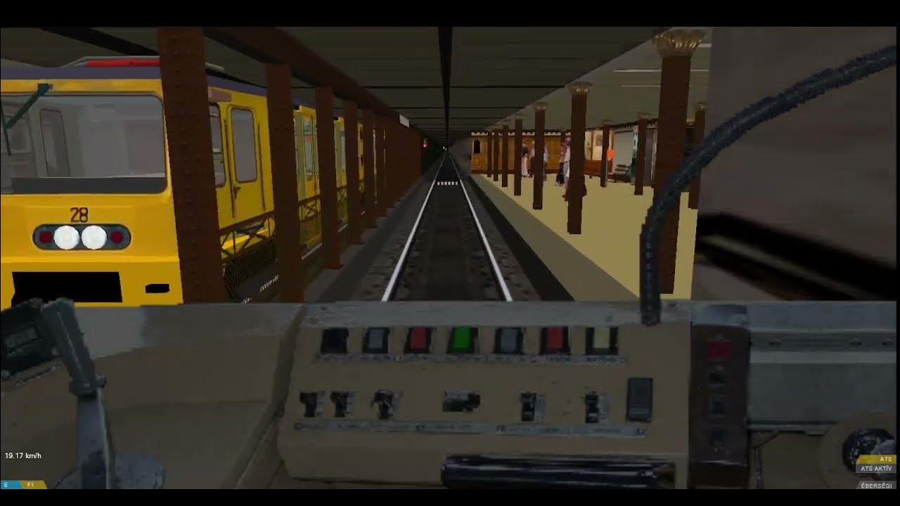 Open Bve M1 metró Vörösmarty tér-Mexikói út - YouTube