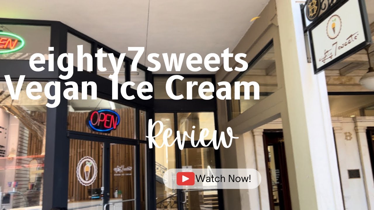 TASTY VEGAN ICE CREAM FROM EIGHTY7SWEETS - YouTube