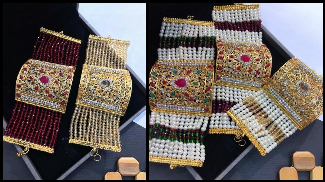 Latest Trends Beautiful Cuff Bracelets Design For Brides ||Gold Bazo ...