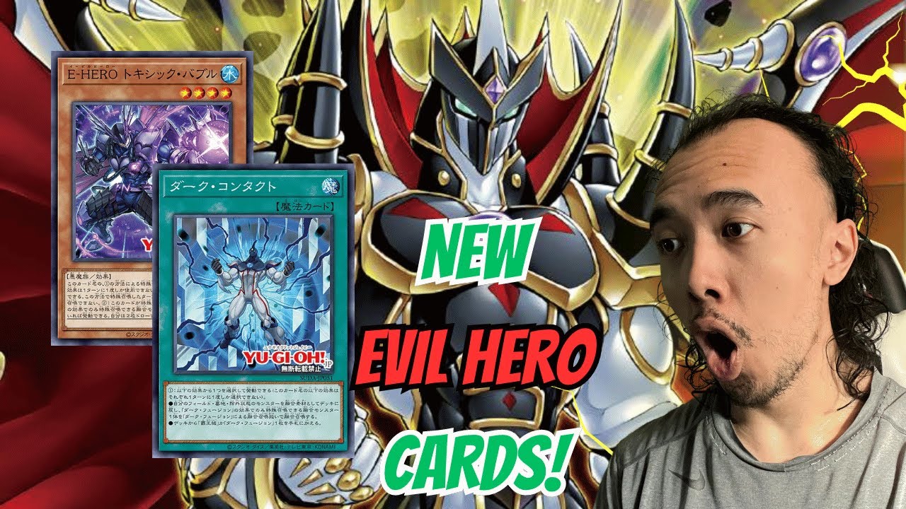 HERO ENJOYERS WE UP! First Look At The New Evil HERO Cards! - YouTube