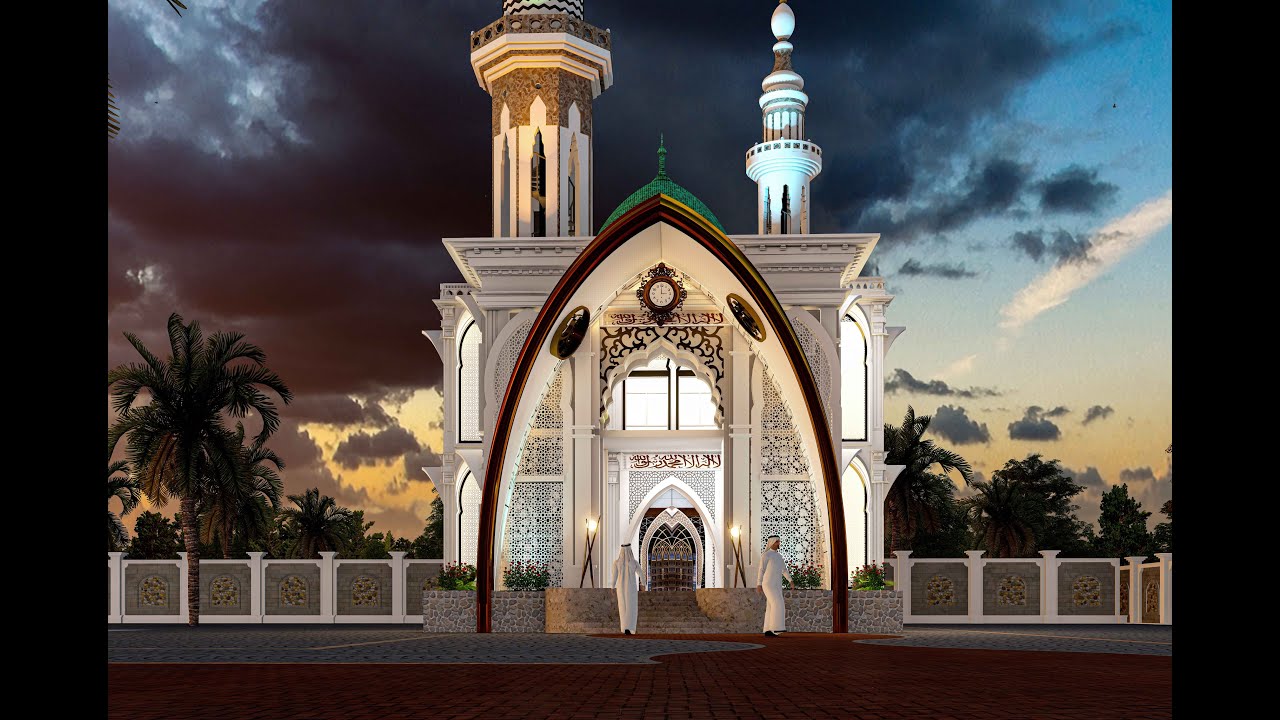 Beautiful small masjid design | মসজিদের ডিজাইন | - YouTube