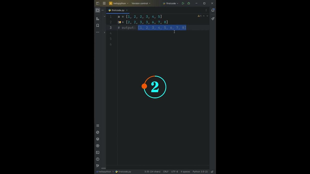 【1分钟学python】合并两个有序列表 #python #编程 #pythonprogramming #程式語言 #freecodecamp - YouTube