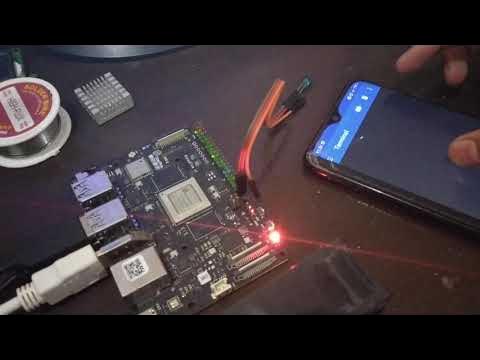 Controlling Led Connected at GPIO pin of VisionFive via Bluetooth and Python || Linux - YouTube
