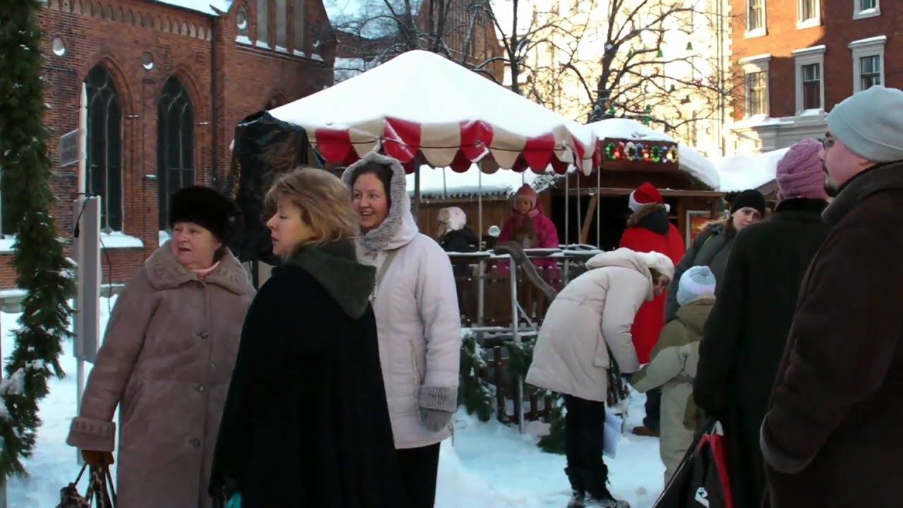 Rīga svētkos. Ziema Ziemassvētkos 2010. - YouTube