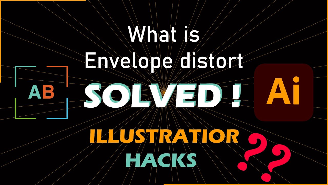 Illustrator hacks || Envelope distort || - YouTube