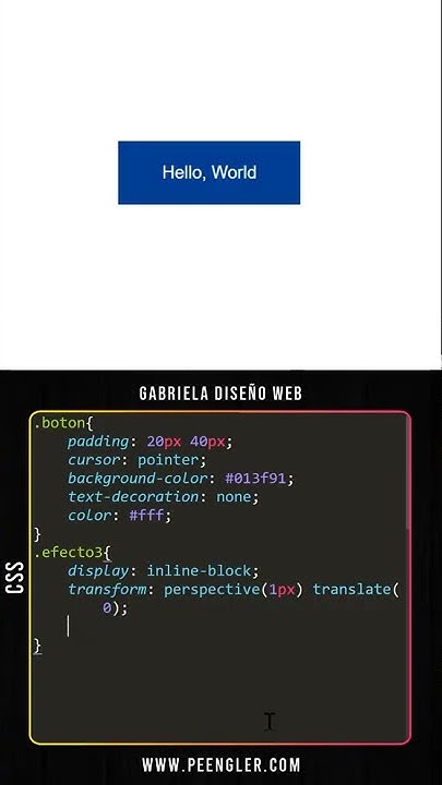 Botón Con Efecto Hover Animado Con Html Y Css Youtube